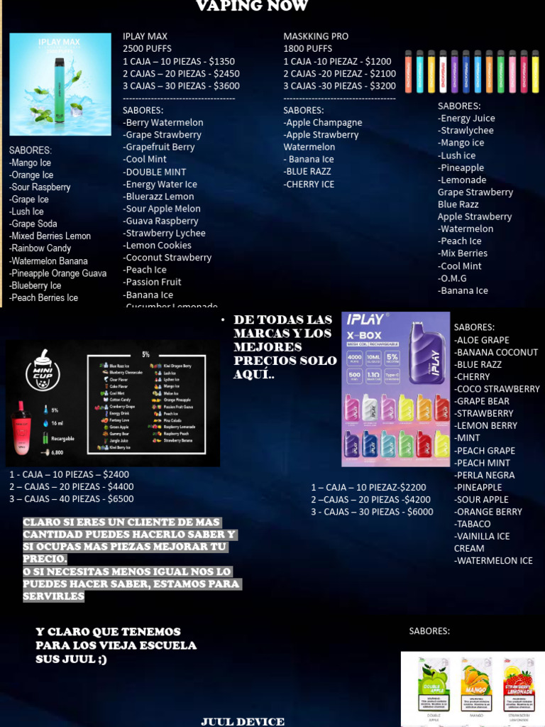 Menu Vape New | PDF
