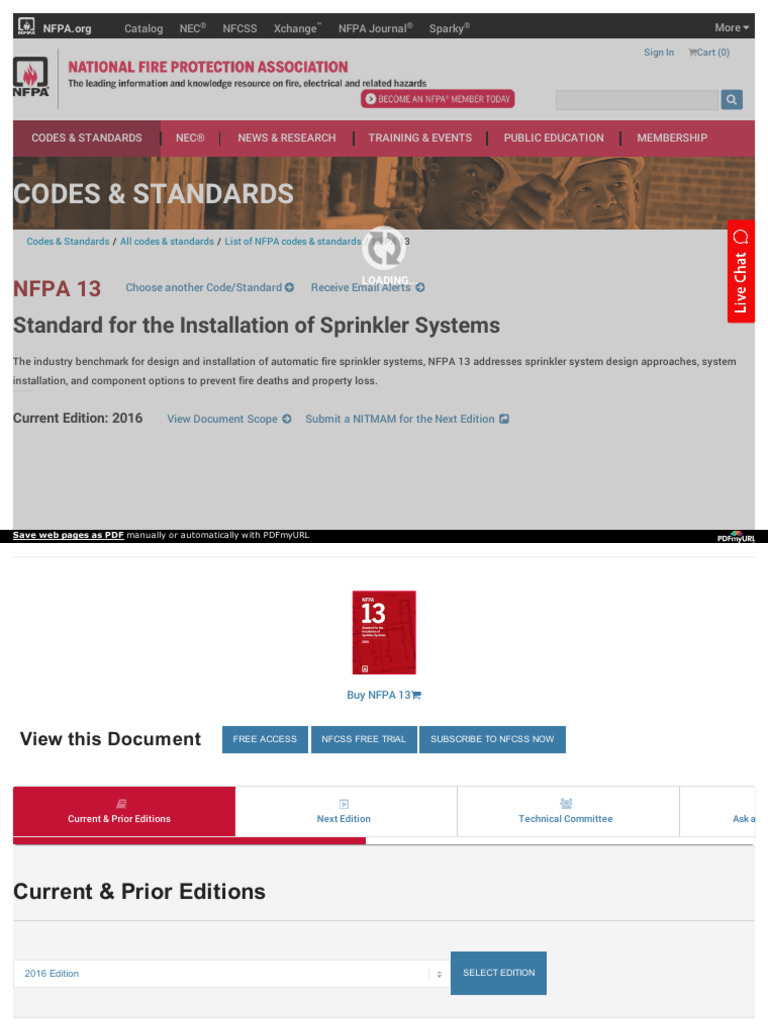 Nfpa - Org - Codes and Standards - All Codes and Standards - List of ...
