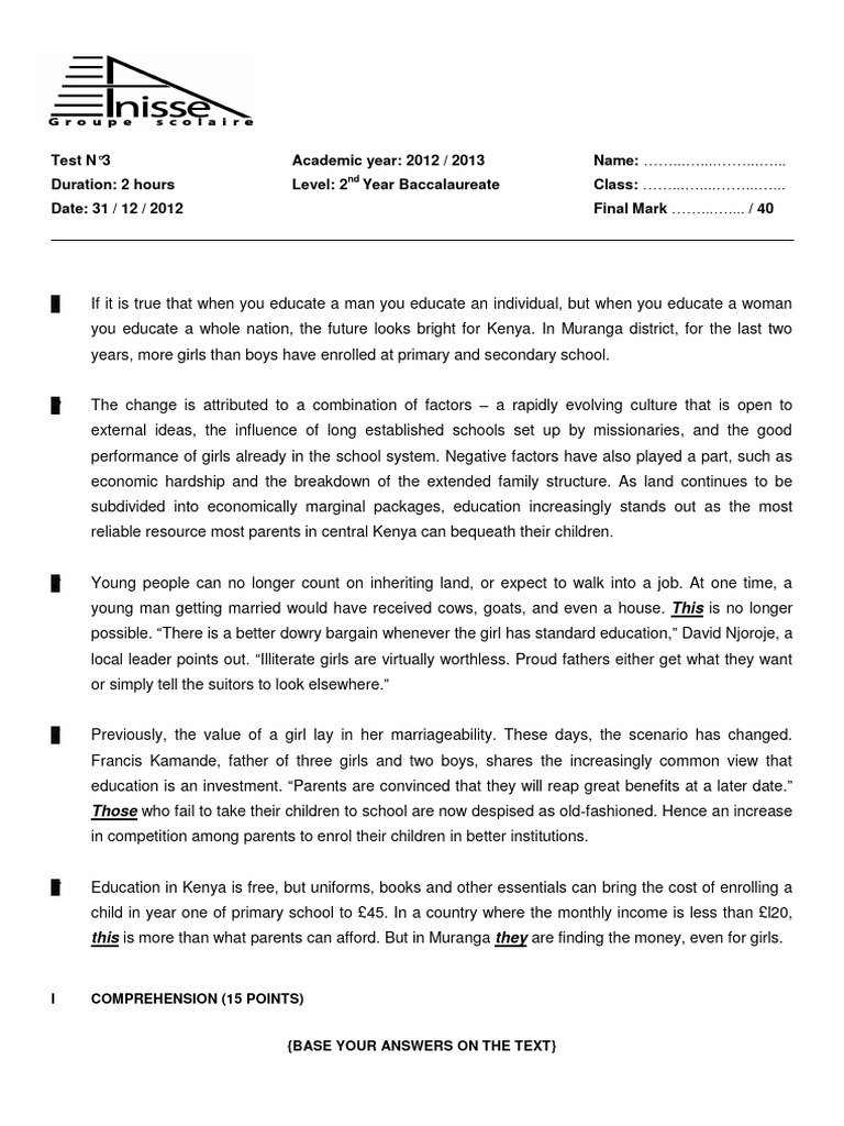test-3-model-7-english-2-bac-first-term | PDF