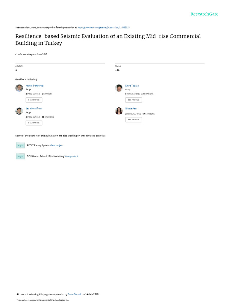 Pencereci - Etal 16ECEE 10786 - RESILIENCE ...