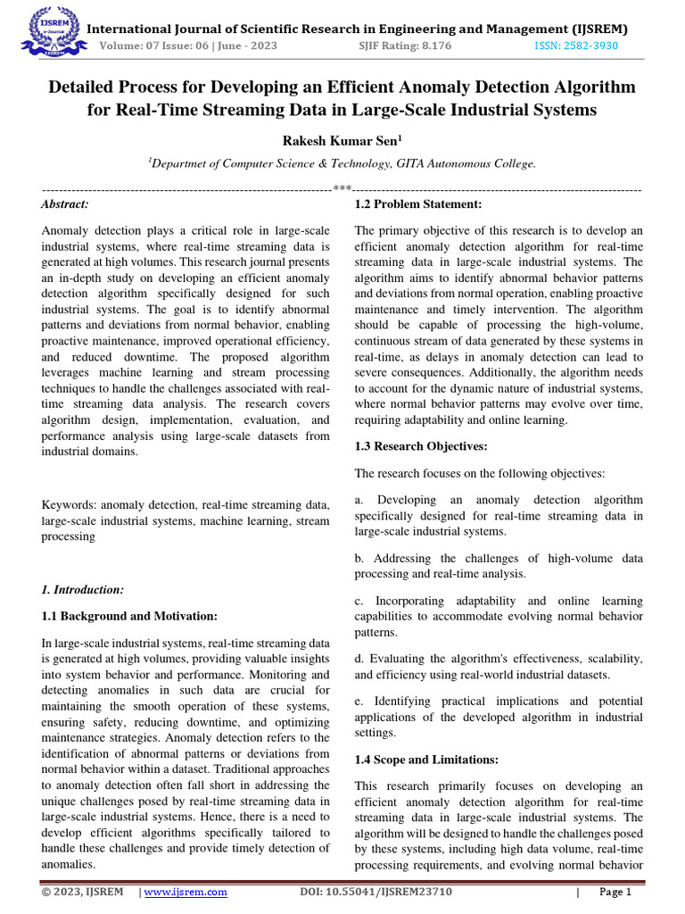 Detailed Process For Developing An Efficient Anomaly Detection ...