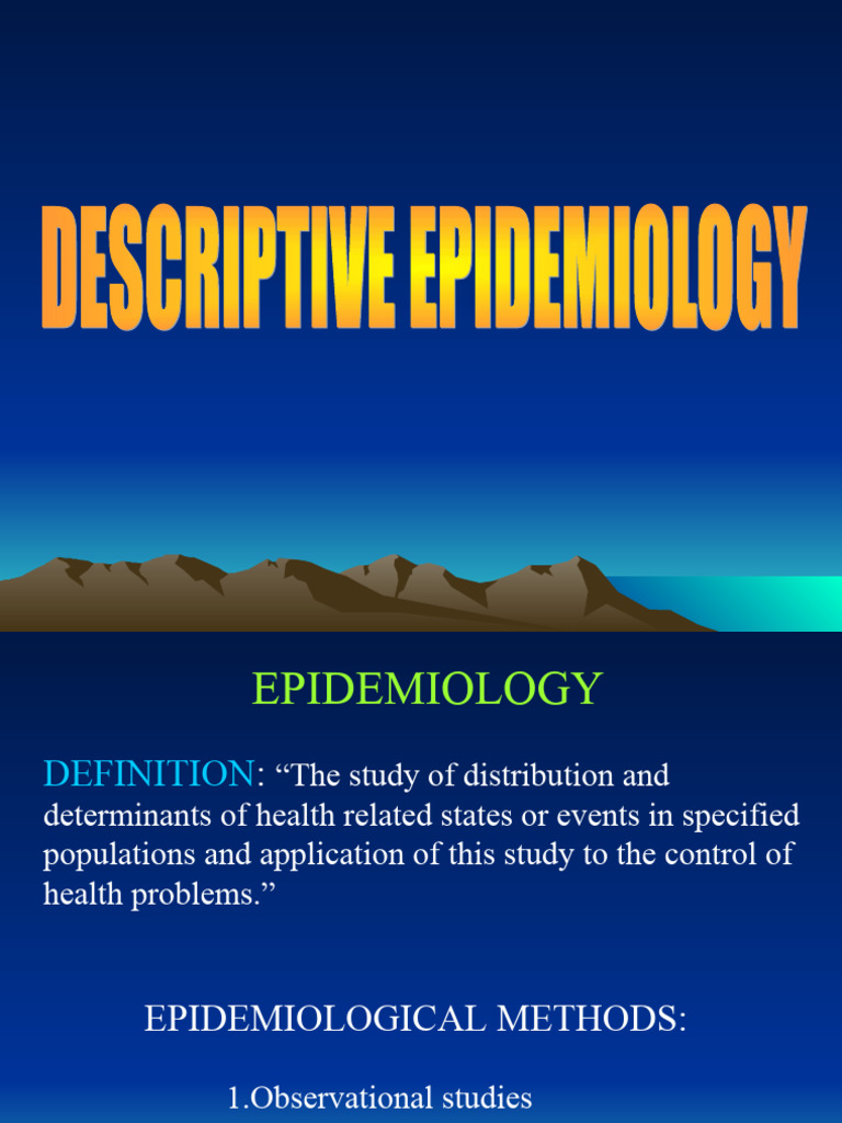 Epidemiology | PDF