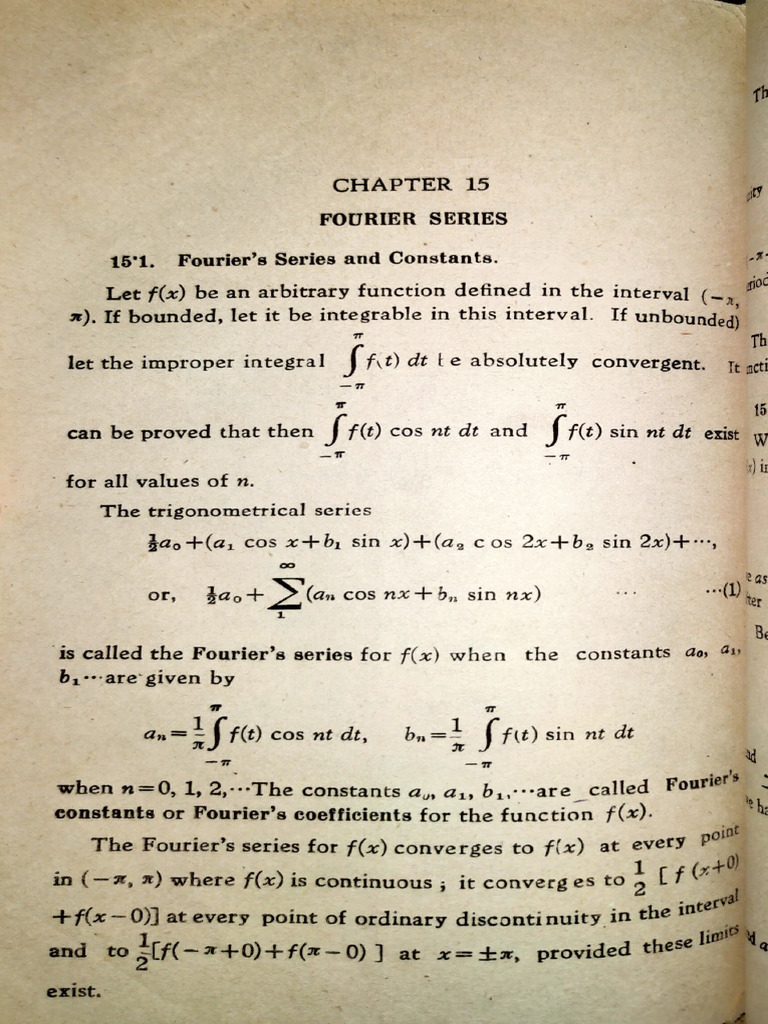 Fourier Series | PDF Fourier Series | PDF