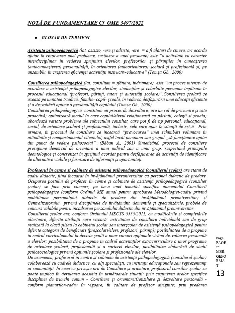 Standarde Dotare Cabinete APP | PDF