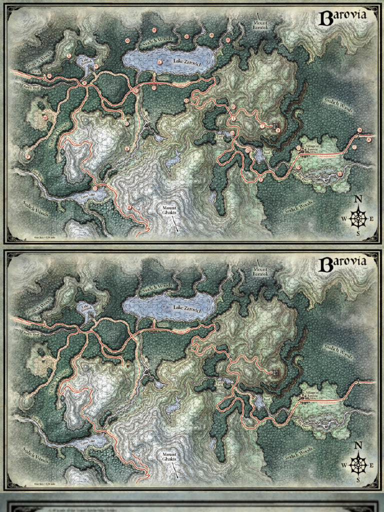 D&D 5e Curse of Strahd Maps | PDF