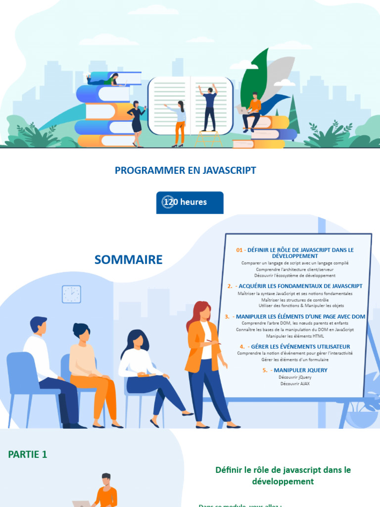 Partie 1 - JavaScript-Les Fendamentaux | PDF | Internet | Internet et Web