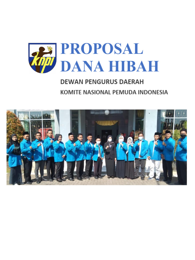 Proposal Hibah KNPI Demak 2023 | PDF | Ilmu Sosial