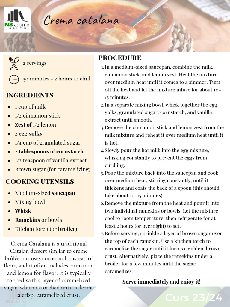 Recipe Model | PDF