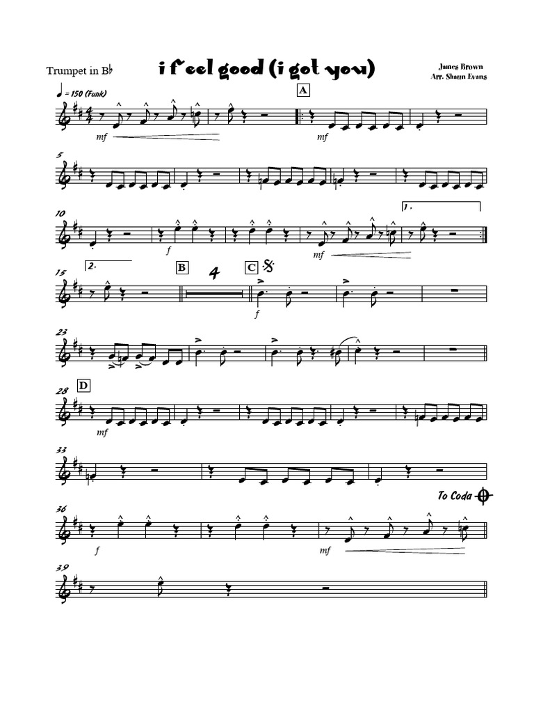 I Feel Good Tromba | PDF