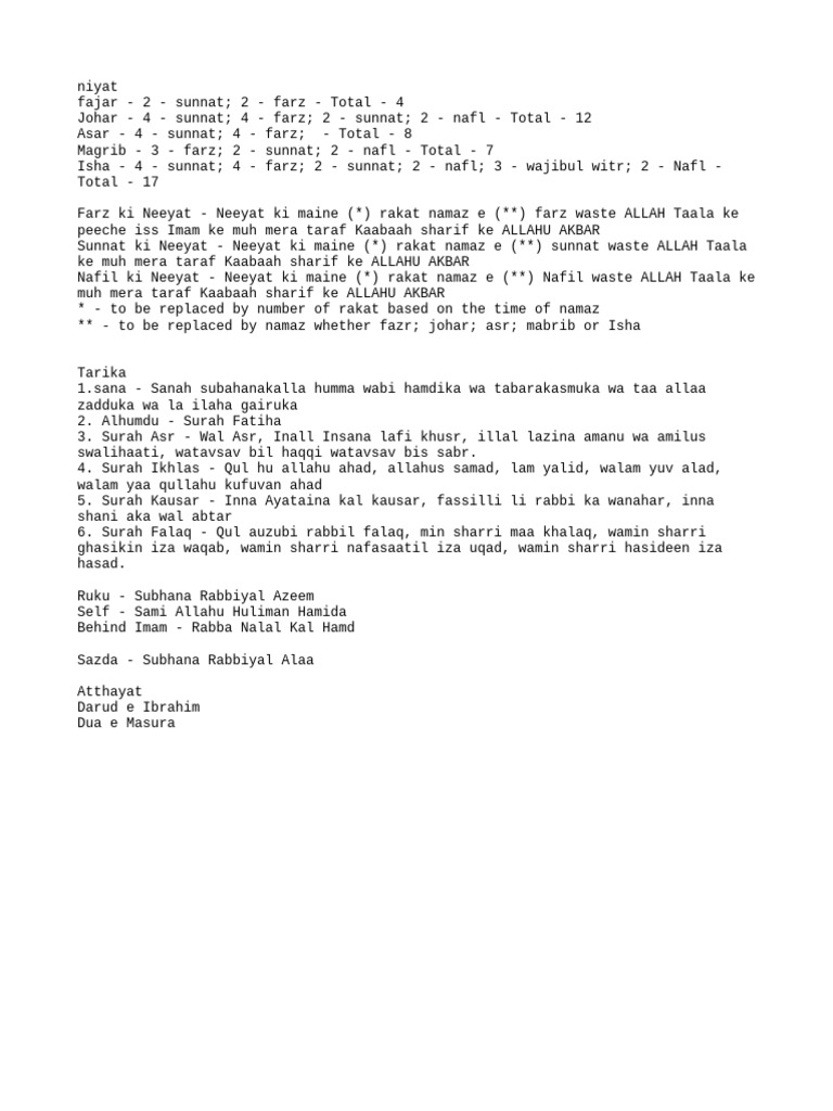 Namaz | PDF