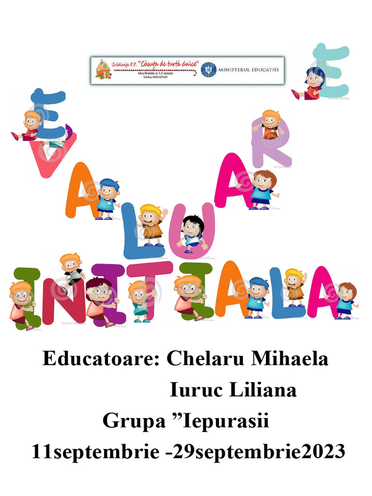 Ev Initiala GR Mica 2023 | PDF