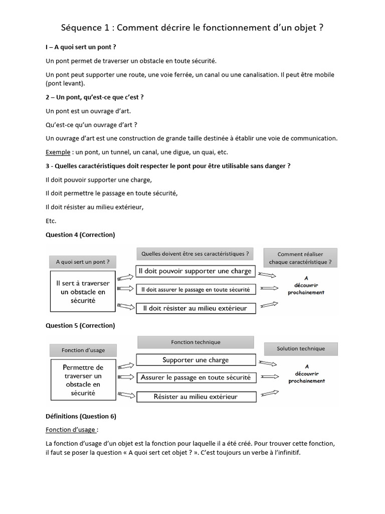 Trace Écrite Séquence 1 | PDF