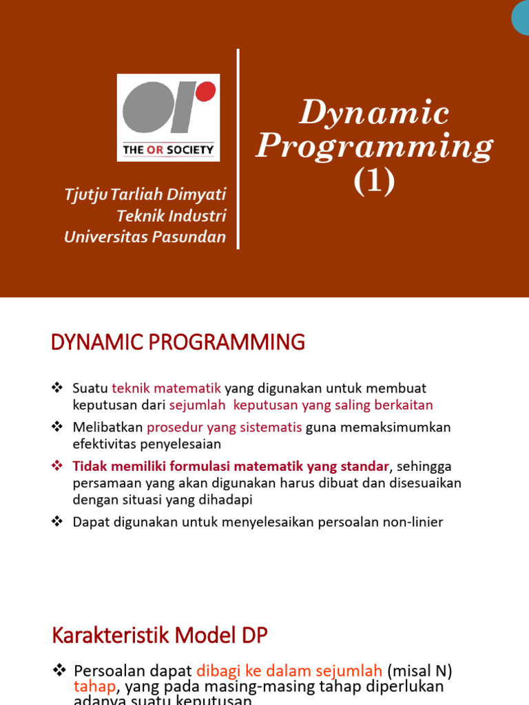 Dynamic Programming - Bag 1 | PDF