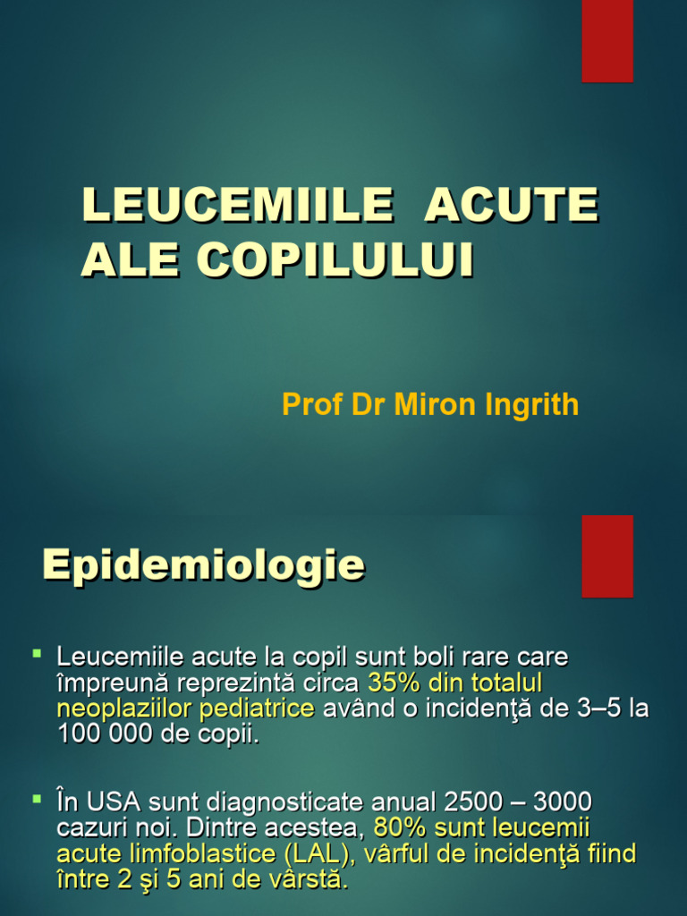 Leucemiile Acute | PDF