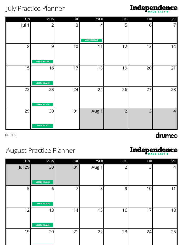 Practice Planner | PDF