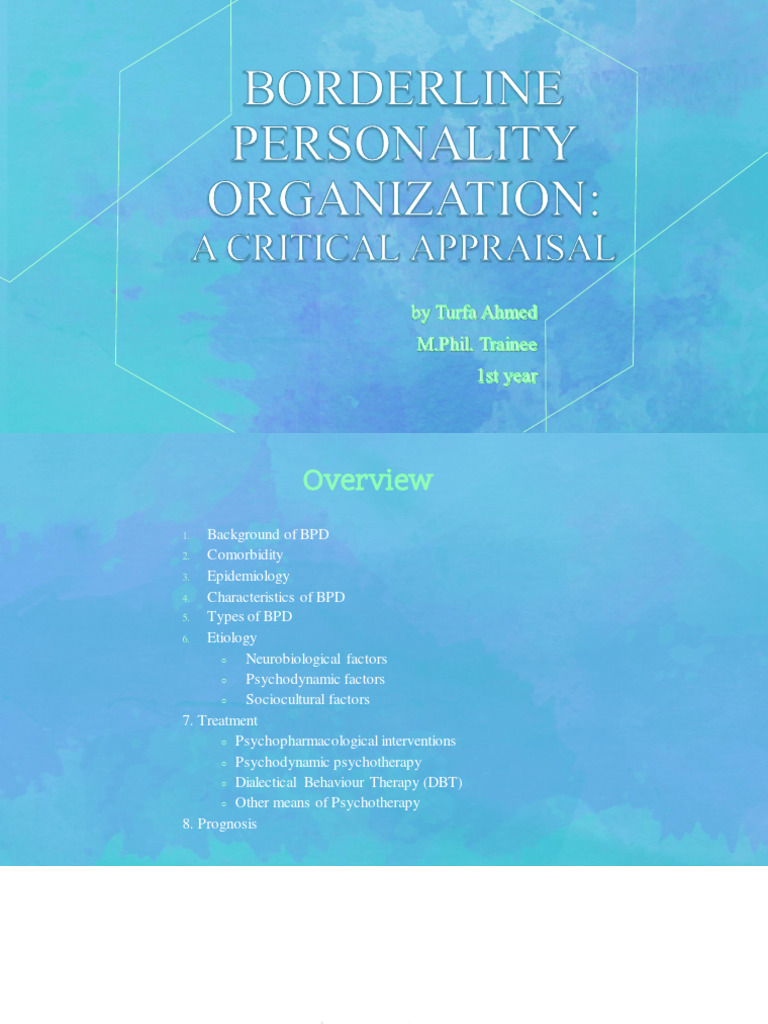 BPD PPT | PDF