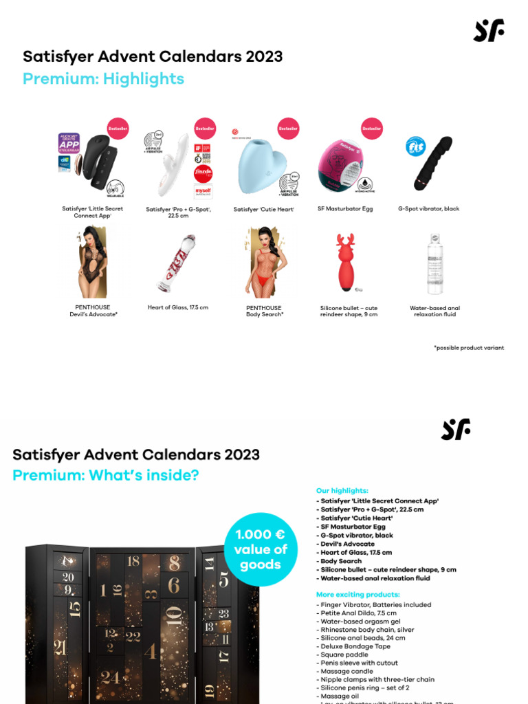Satisfyer Premium 2023 | PDF