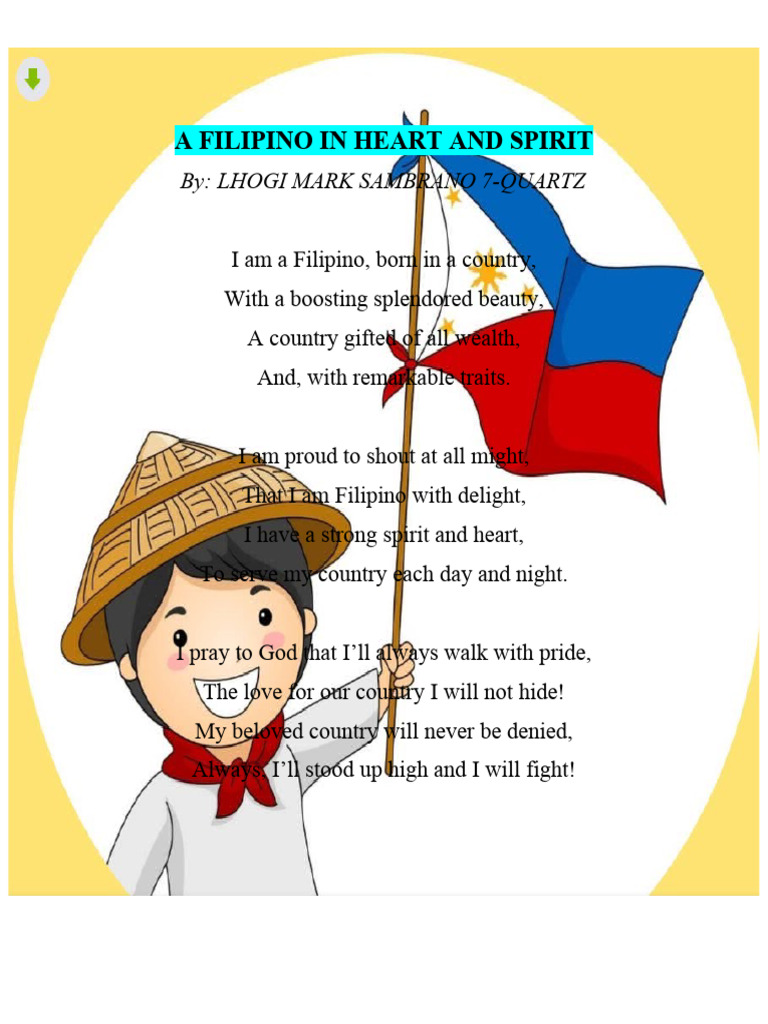 A Filipino in Heart and Spirit | PDF