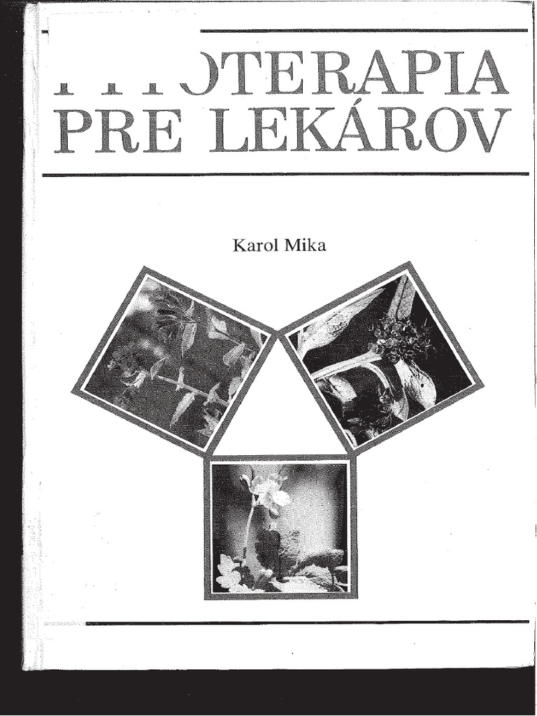 Fytoterapia Pre Lekárov (Karol Mika) | PDF