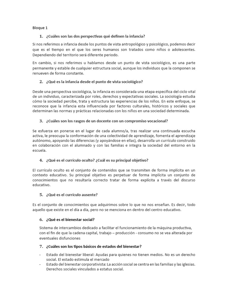 Bloque 1 | PDF
