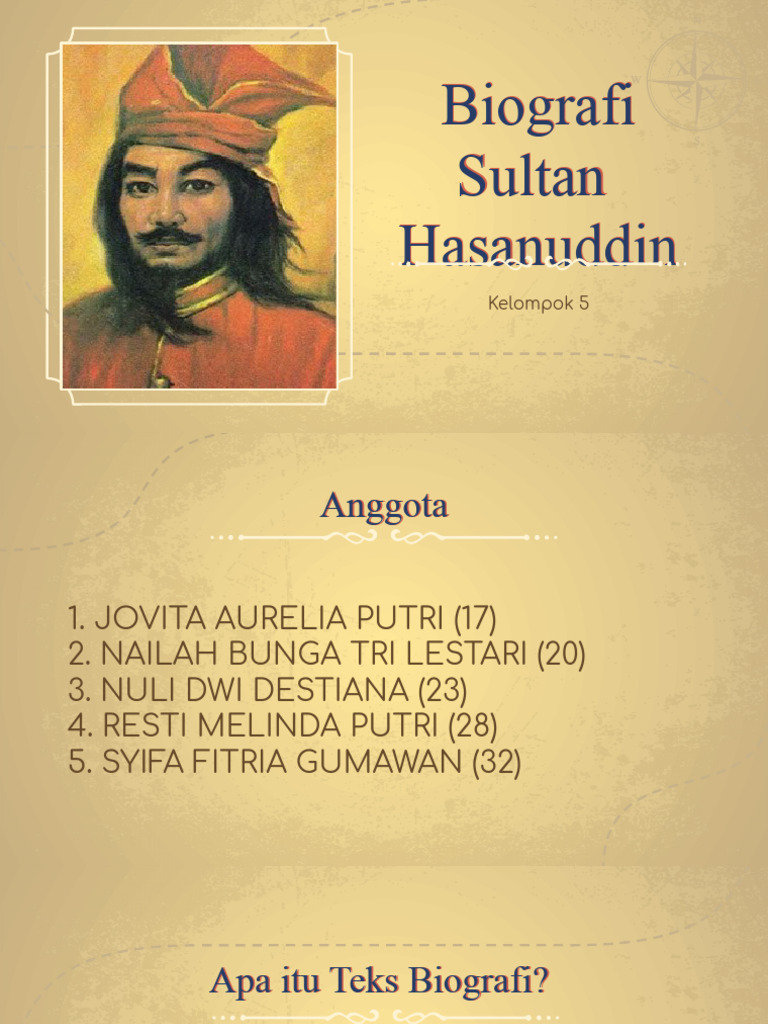 Biografi Sultan Hasanuddin | PDF