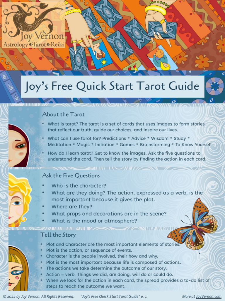 Free Quick Start Tarot Guide | PDF