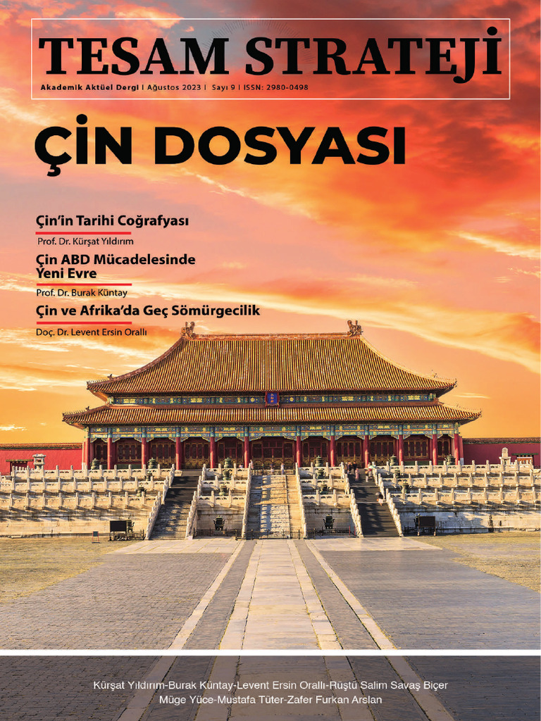 TESAM Strateji - 9 - Çin Dosyası | PDF