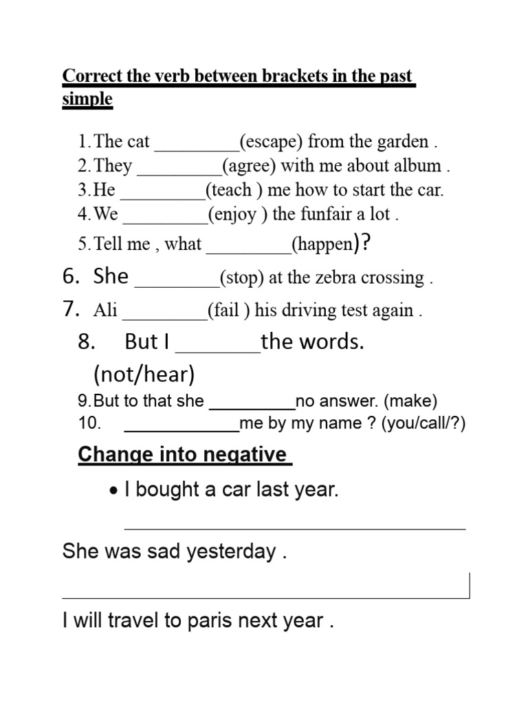 English Grammar Exercises | PDF | Games & Activities | Language Arts ...