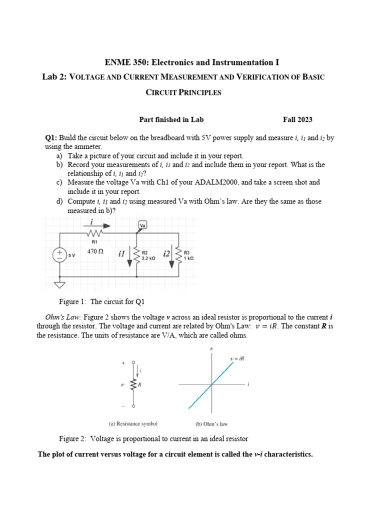 Lab2 Part Finished in Lab Fall2023 | PDF | Science & Mathematics