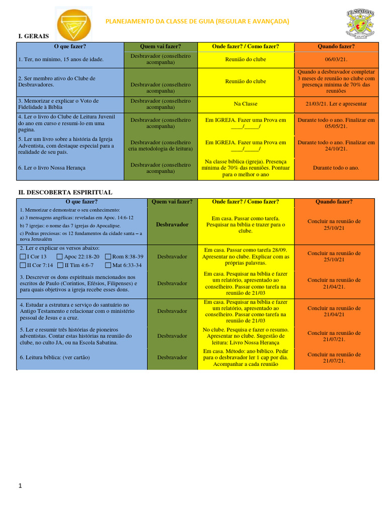 Plan6 - Guia EL SHADDAI 2022 | PDF