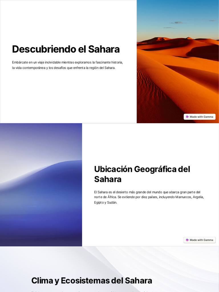Sahara | PDF