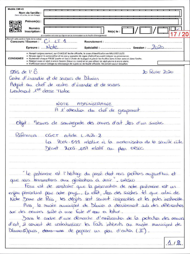 Meilleure Copie 1-CILT1-2020 NOTE ADMINISTRATIVE | PDF