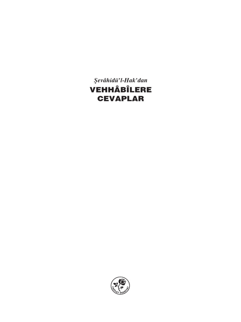 Vehhabilere Cevaplar | PDF