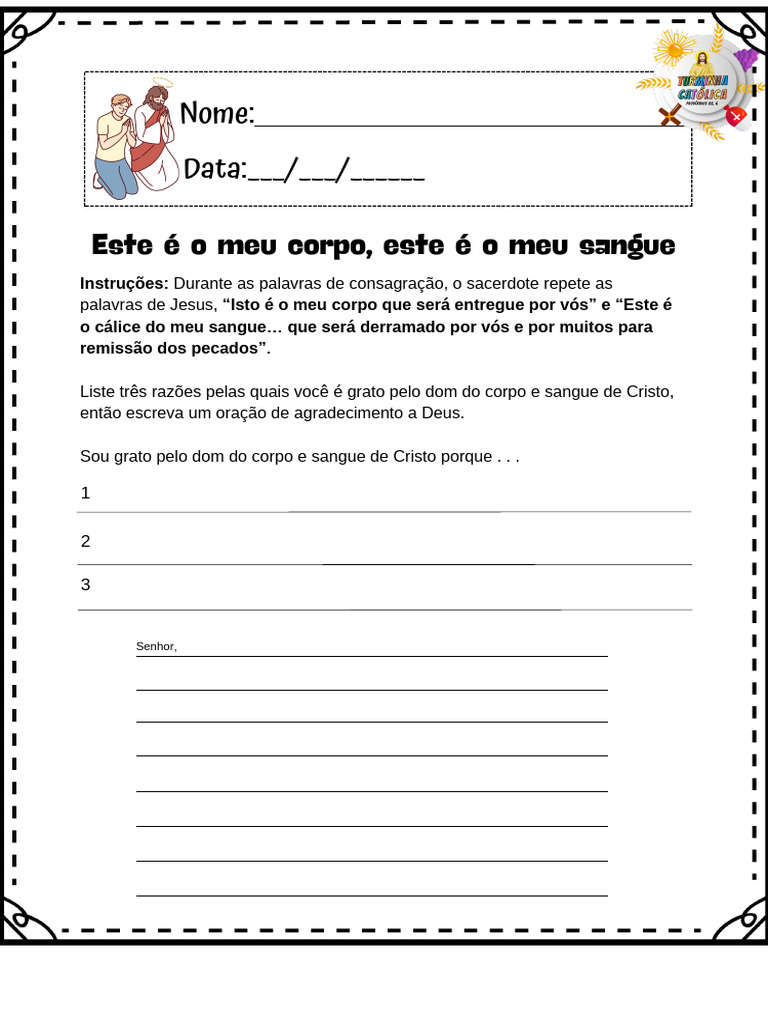 Bônus 003 - Semana Santa - Reflexão Jesus e Maria | PDF