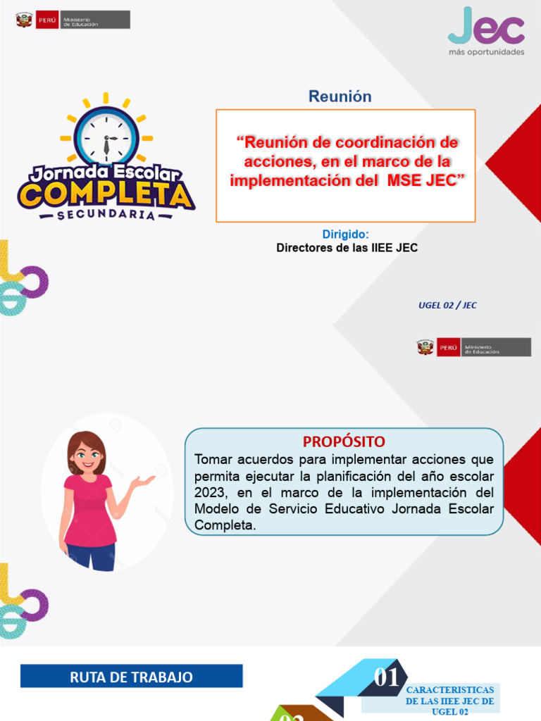 3 PPT - REUNION JEC - 16.03.2023 IE 3051 | PDF | Tecnología de información y comunicaciones ...