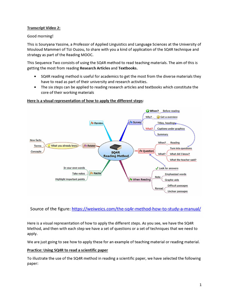 Asset-V1 MESRS+EHE201+2023 T1+type@asset+block@Video 02 Transcript Prof Souryana Yassine | PDF
