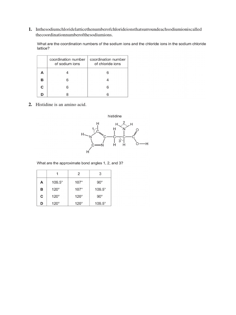 Chem Test 1 | PDF