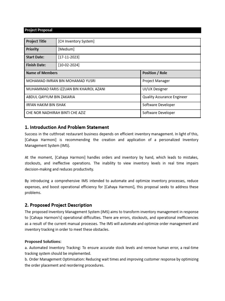 DTD3023 - Group Proposal | PDF