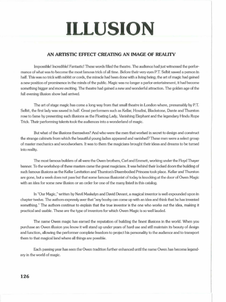 Ch13 Illusions | PDF