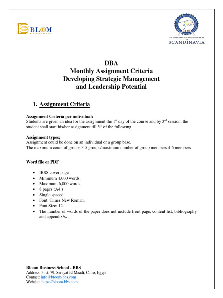 DBA DSMLP Monthly Assignment | PDF