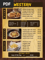 Kapitan Restaurant Menu Overview | PDF | Kebab | Indonesian Cuisine