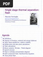 Flash Separation Simulation in Aspen Plus | PDF | Enthalpy | Phase (Matter)