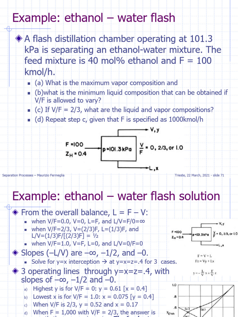 01_Flash exp | PDF | Equations | Chemical Equilibrium