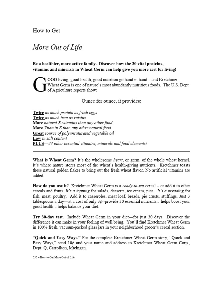 656 How To Get More Out Of Life Pdf