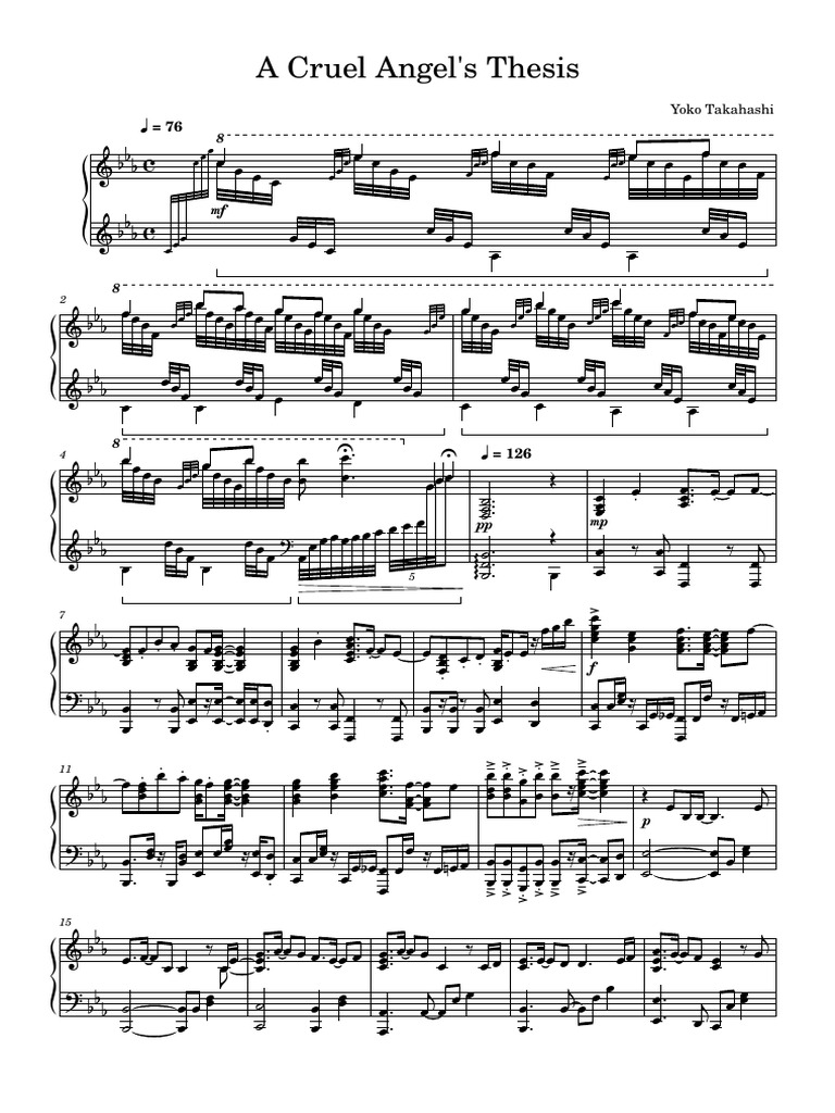 A Cruel Angels Thesis Animenz | PDF