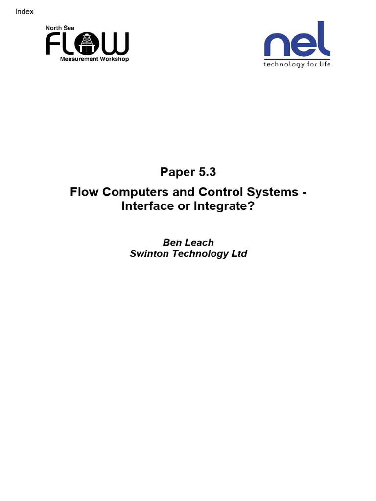 2004 15 Flow Computers and Control Systems Interface or Integrate Leach ...