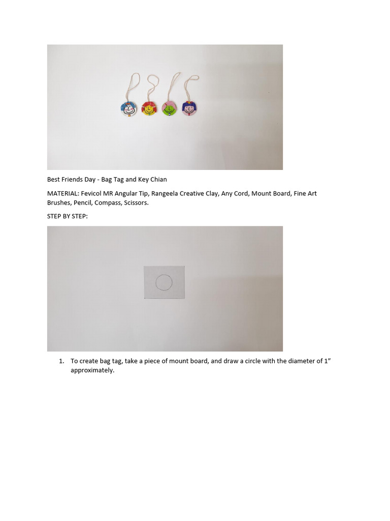 At Best Friends Day - Bag Tag and Key Chian | PDF | Home & Garden
