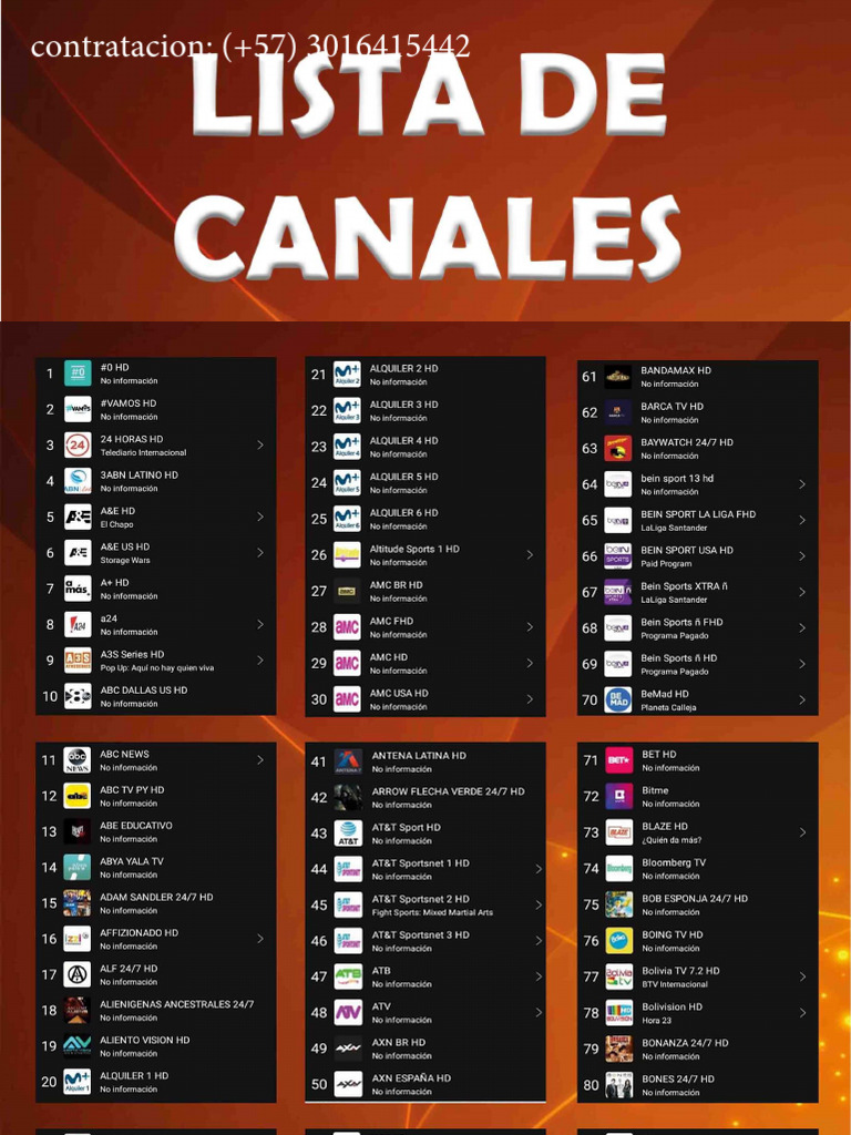 Parrilla de Canales | PDF