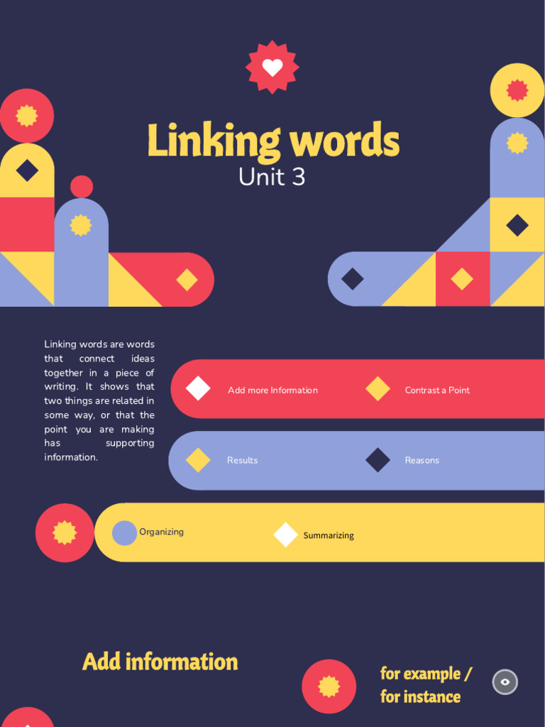 Linking Words | PDF | Career & Growth