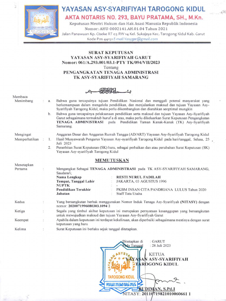 SK Tu TK20230918 - 09112171 | PDF